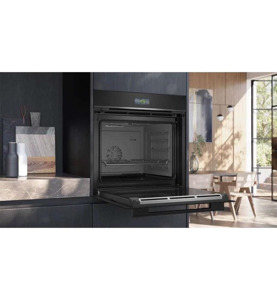 Siemens iQ700 Einbaubackofen 60 x 60 cm - Schwarz | DeinDeal