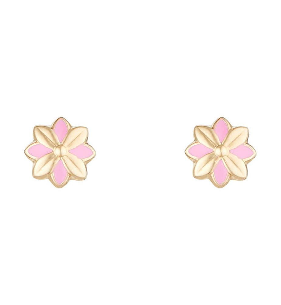 Or Bella Earrings Jolies Petites Fleurs - Gold a… | DeinDeal