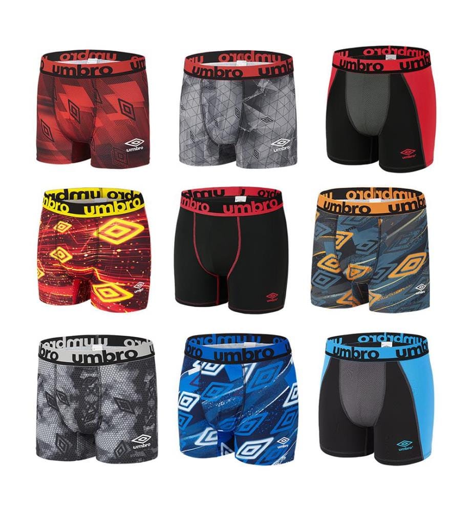 Umbro Surprise Pack of 6 Boxers - Random Colours | DeinDeal