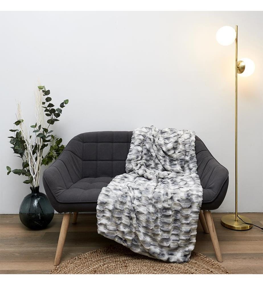 Pelzimitatplaid Opulence Ombre 140 x 200 cm - We… | DeinDeal