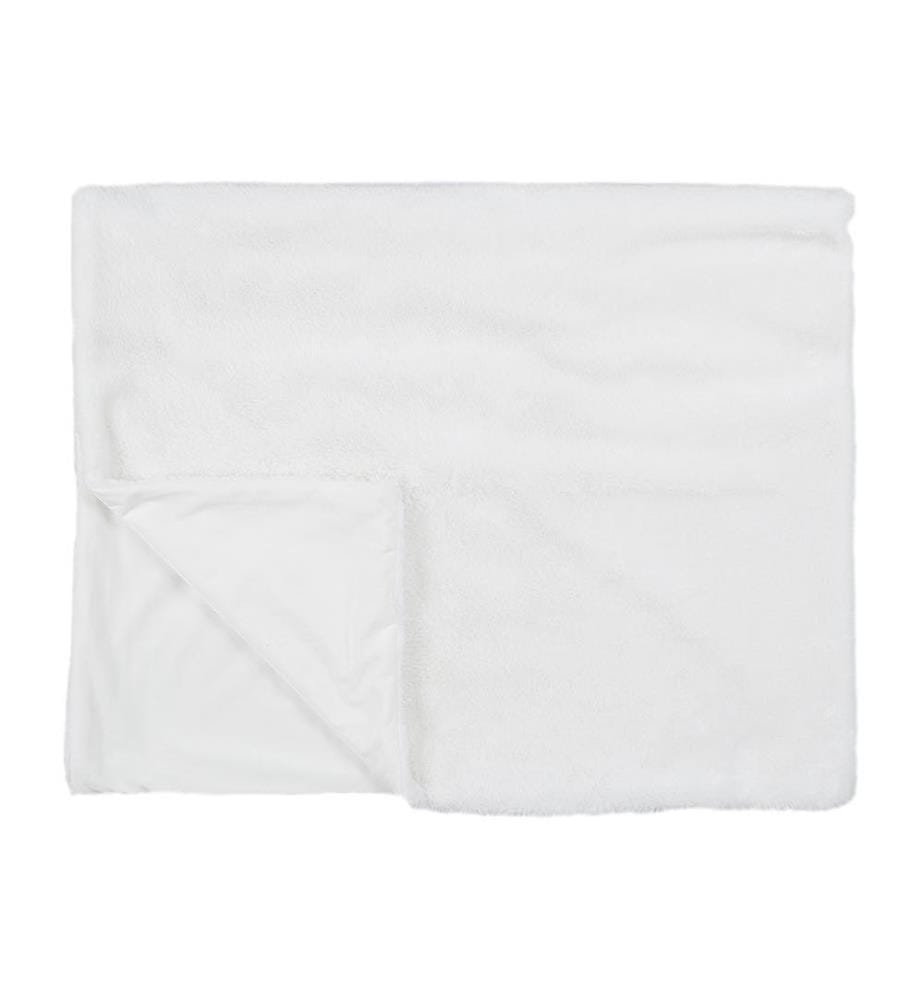 Plaid Pelzimitat Opulence Ecru 120 x 150 cm | DeinDeal