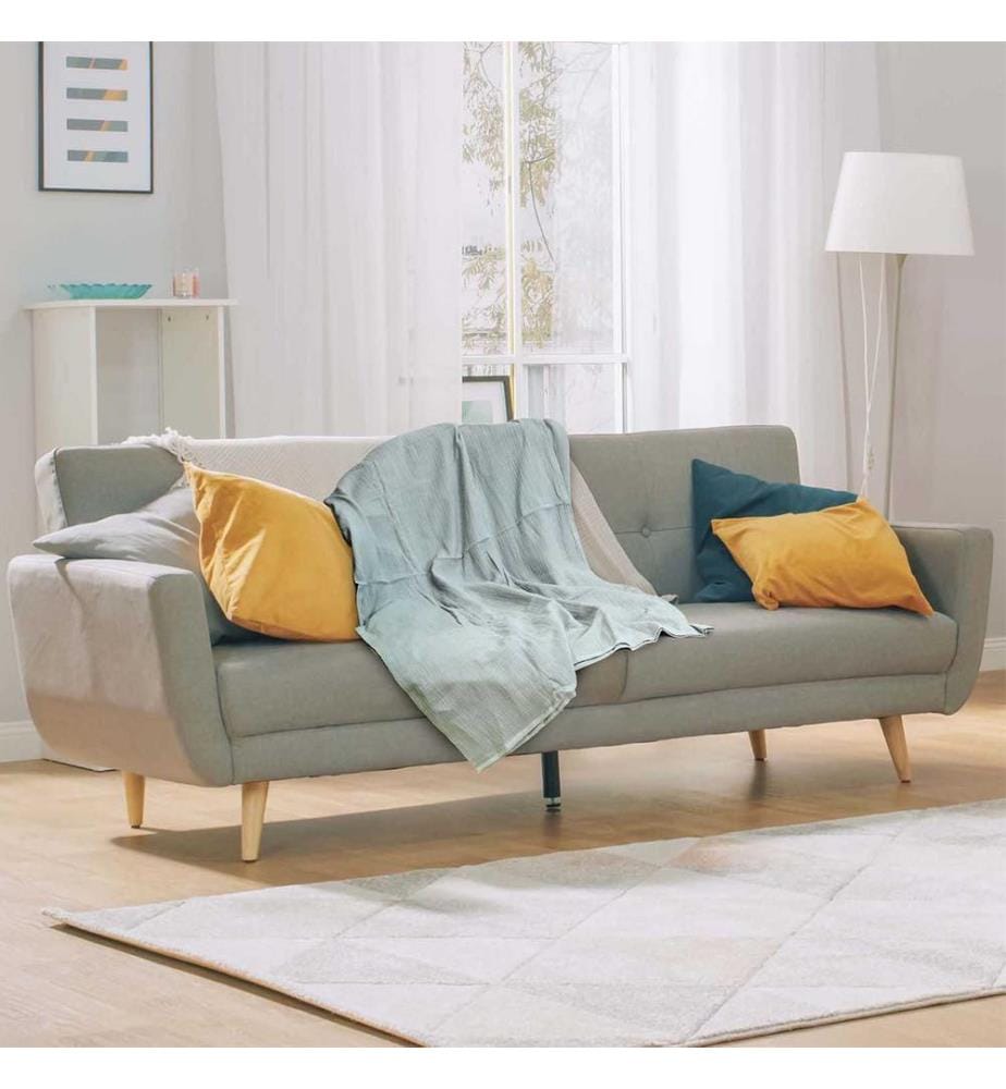 Plaid/Jete Gaze de Coton Vert Givre 120 x 150 cm | DeinDeal