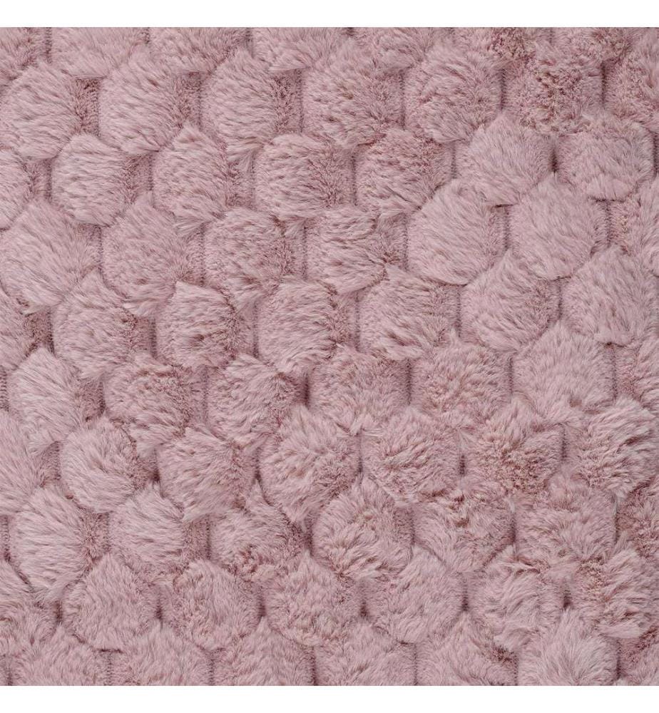 Plaid 'Imit Pelz Opulenz Rosa 120 x 150cm | DeinDeal