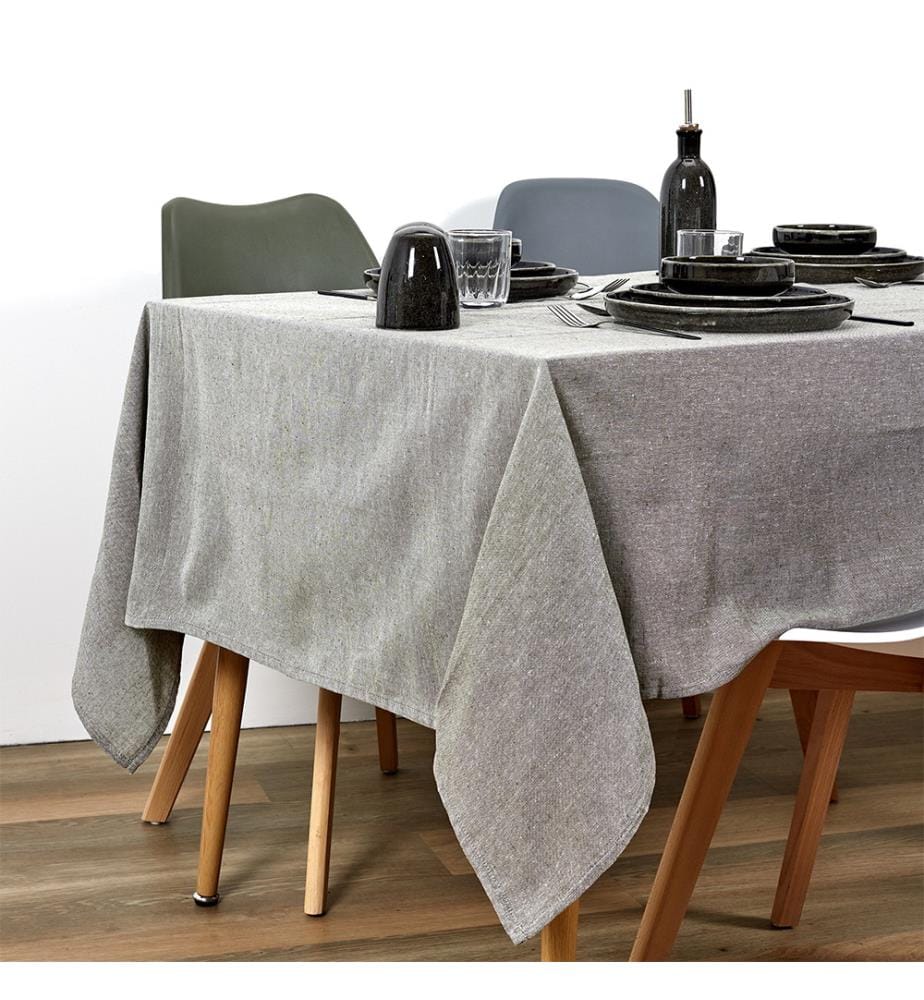 Nappe Coton Olive 140 x 250 cm - Vert | DeinDeal