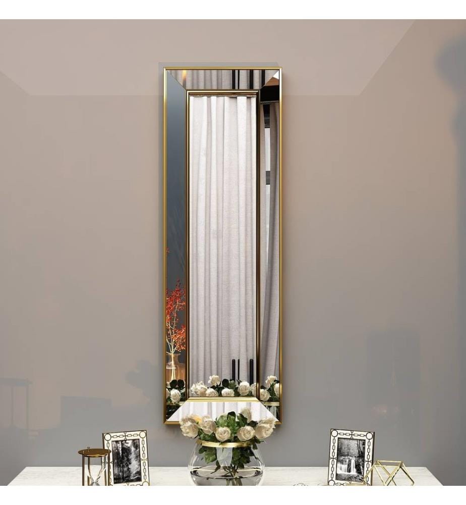 KALUNE DESIGN Mirror, Gold, MDF, Gold Framed | DeinDeal