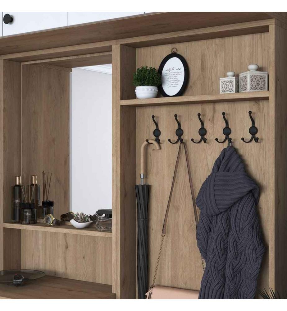 Homitis Plank stand, white walnut, melamine-coat… | DeinDeal