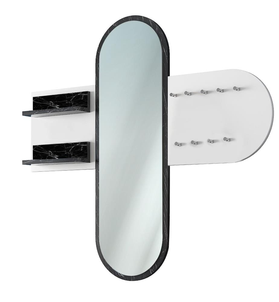 Support pour hall, Blanc, panneau de particules … | DeinDeal