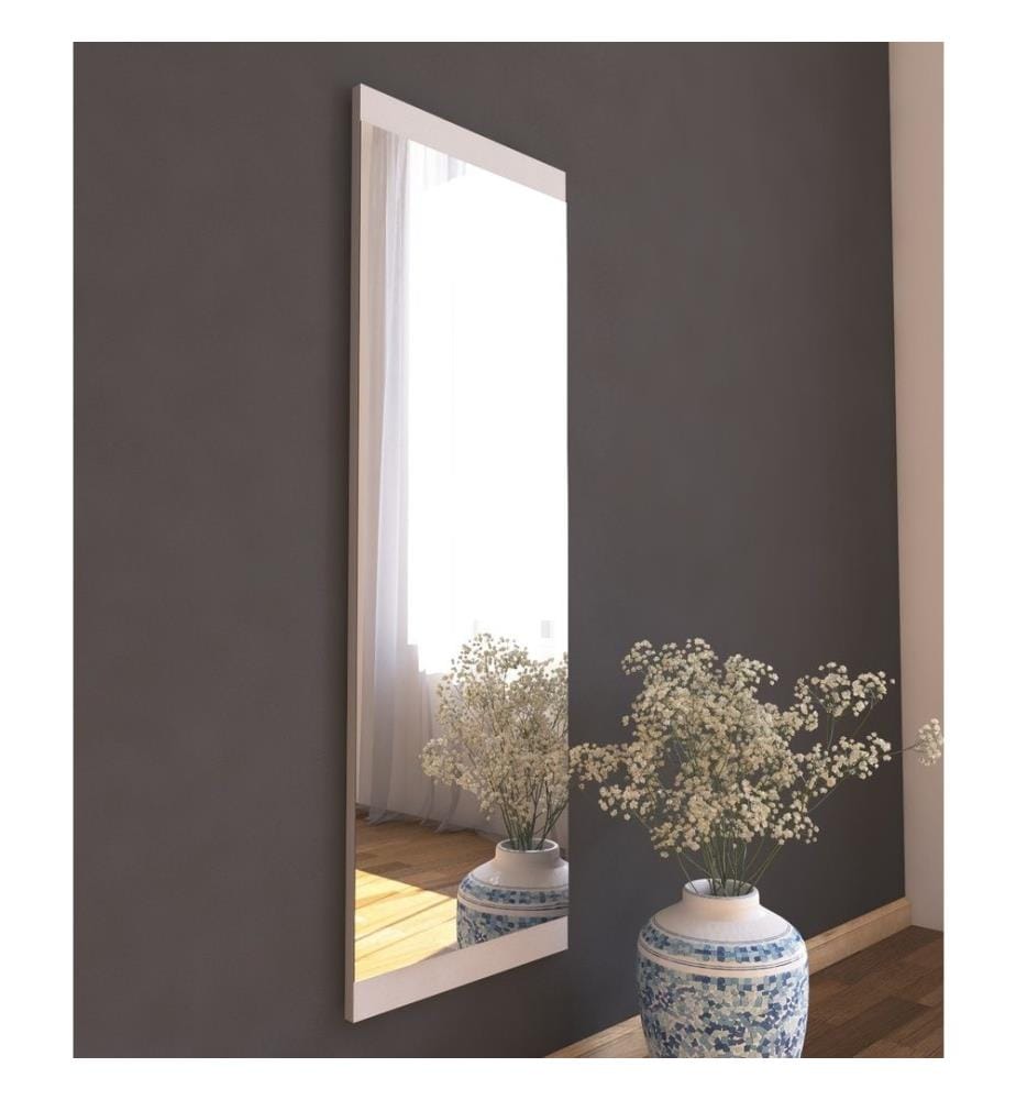 Homitis Mirror, White, MDF, Pier Glass | DeinDeal