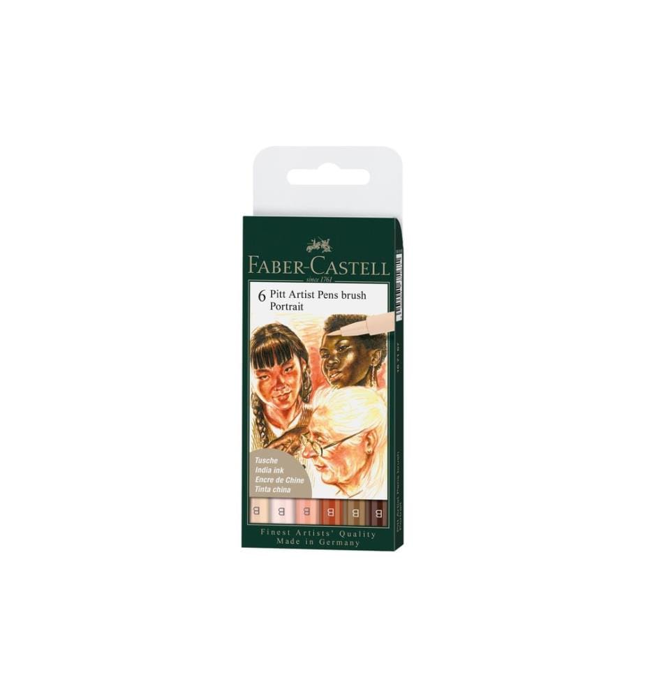 Faber-Castell Tuschestift Pitt Artist Pen Portra… | DeinDeal