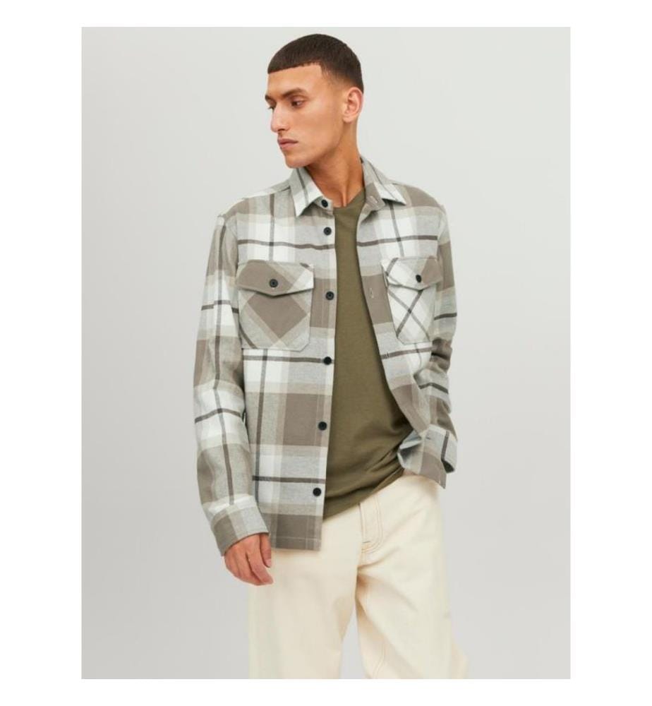 Camicia a quadri Comfort Fit - Grigio e bianco J… | DeinDeal