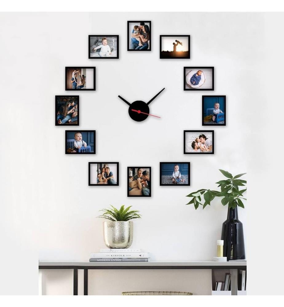 Wallity Decorative Wall Clock, Multicolor, Size … | DeinDeal