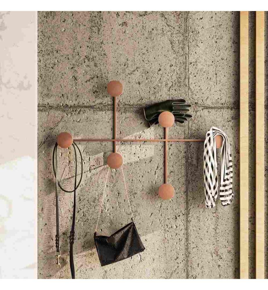Wallity Metal Wall Hook, Copper, 100% Metal | DeinDeal