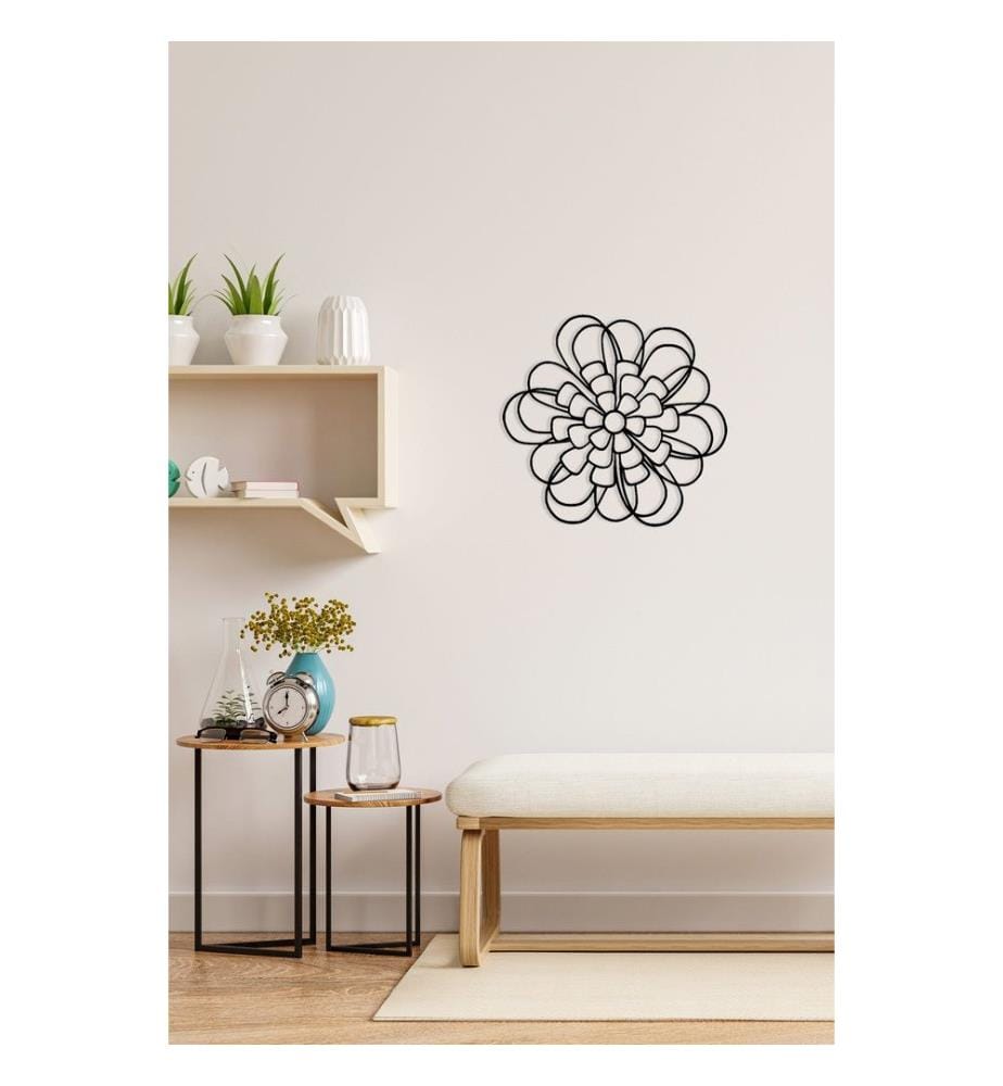 Wallity Decorative Metal Wall Accessory, Black, … | DeinDeal