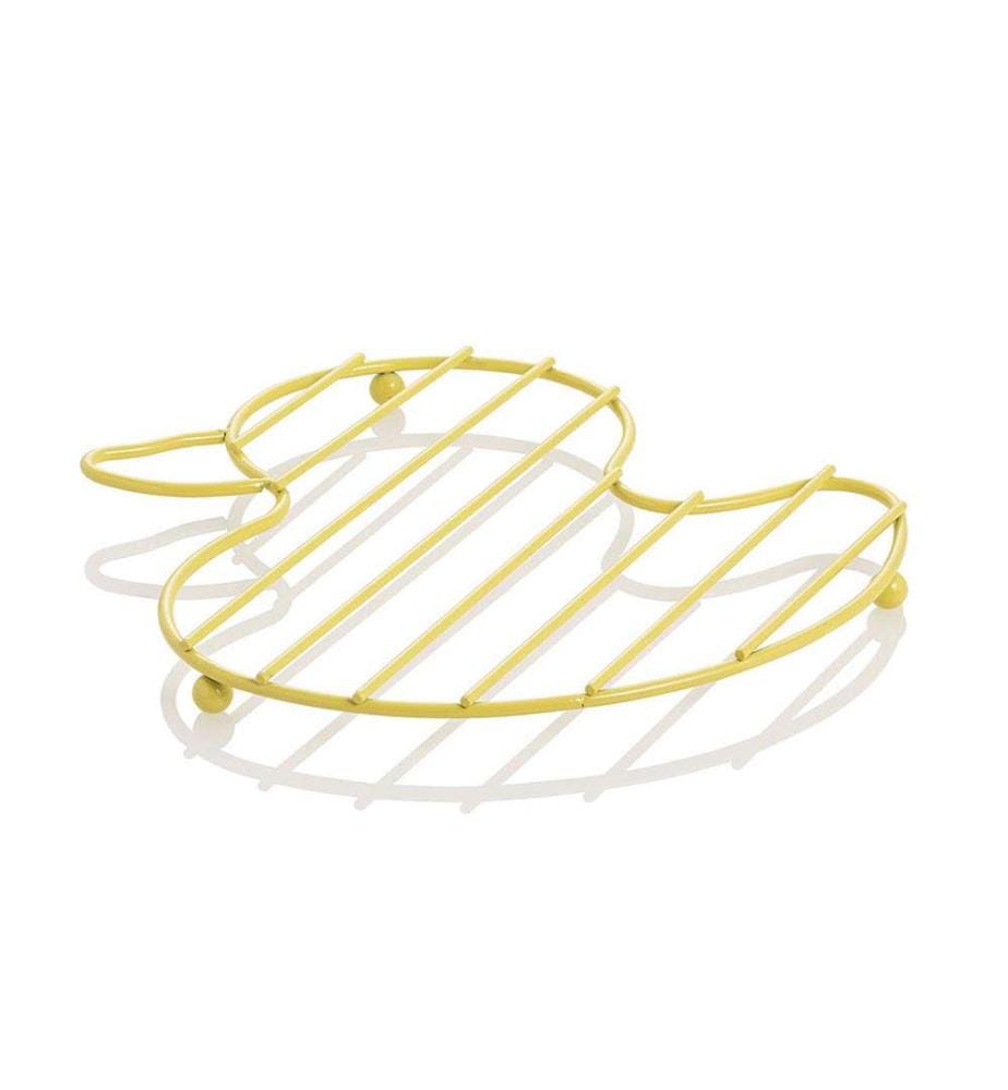 TFT Plate coaster Duck 25 x 2.2 x 25 cm - Yellow | DeinDeal