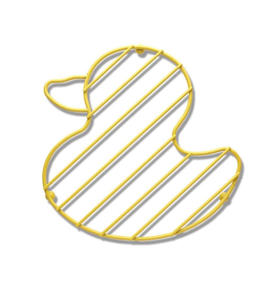 TFT Plate coaster Duck 25 x 2.2 x 25 cm - Yellow | DeinDeal