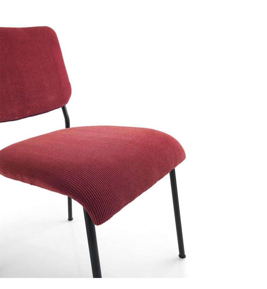 TFT Set of 2 Zoe Chairs 46 x 49 x 83 cm - Red | DeinDeal