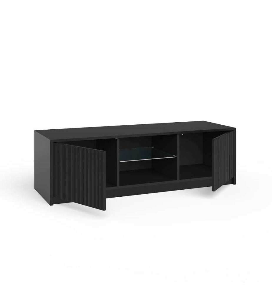 TFT Lullaby TV stand 150 x 50 x 45 cm - Black | DeinDeal