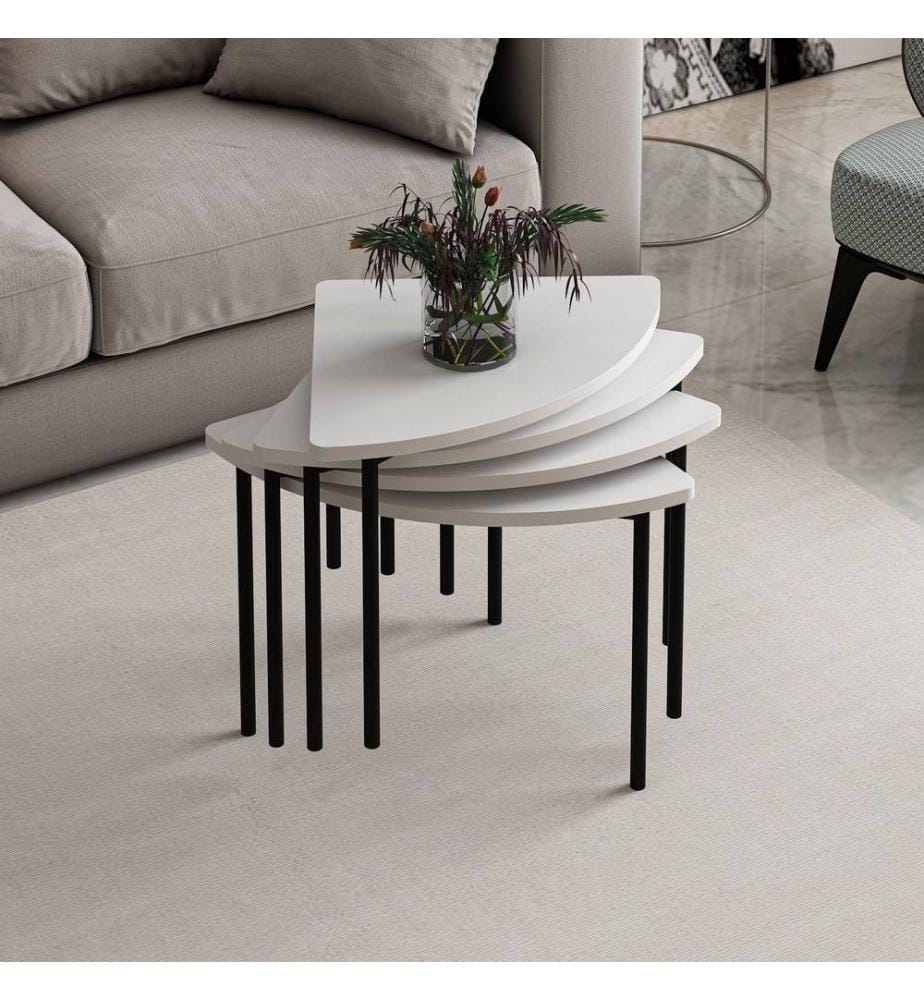 Homitis Couchtisch Emma - Weiss | DeinDeal