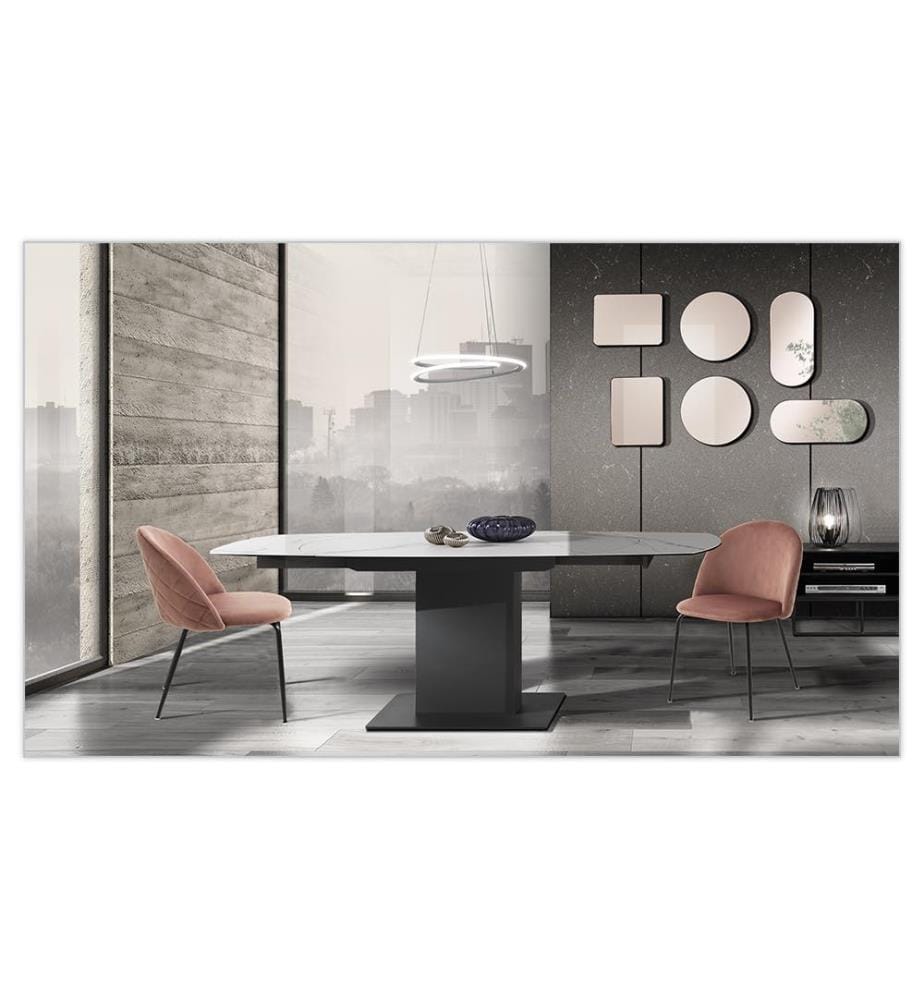 Tomasucci Set of 4 Selly Chairs - Pink | DeinDeal