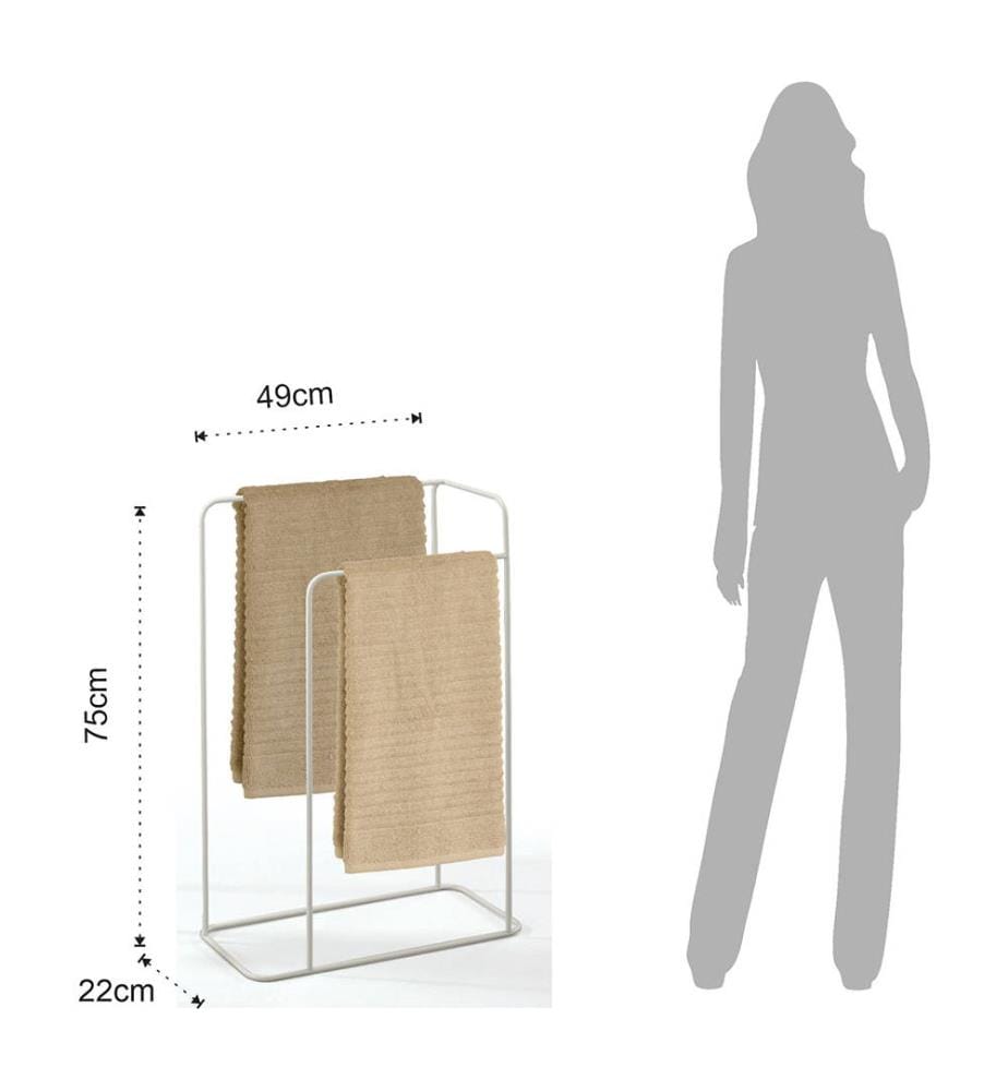 Tomasucci Towel Holder Madi - White | DeinDeal