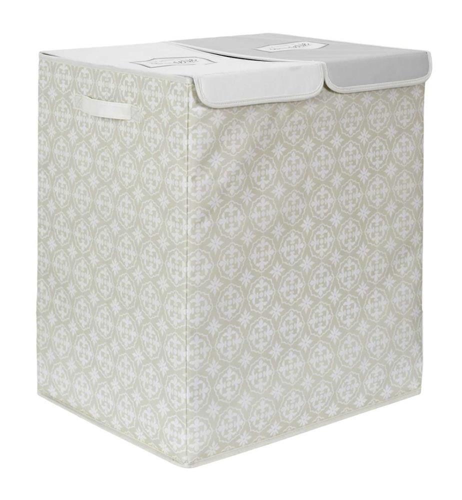 Double Linen Basket 50x41x57cm - Beige | DeinDeal