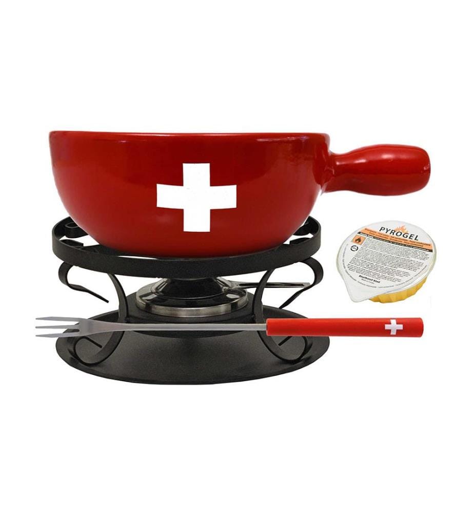 HEIDI CHEESE LINE Fondue-Set swiss 21 cm - Rot u… | DeinDeal