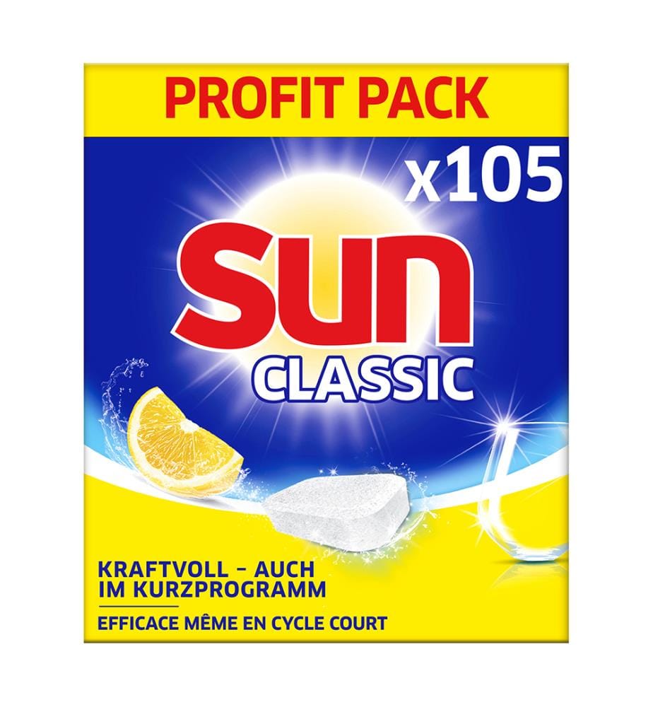 Sun 3x SUN tablettes lave-vaisselle Classic Lemo… | DeinDeal