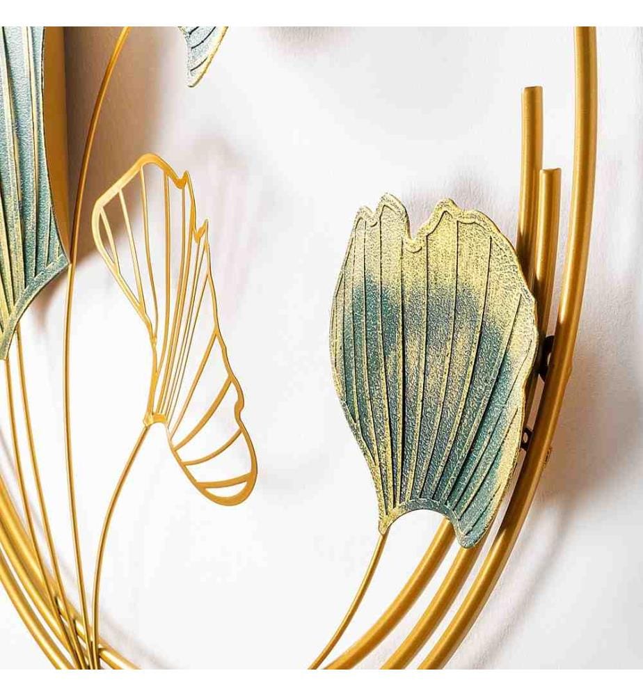 Wallity Decorative Metal Wall Accessory, Green G… | DeinDeal