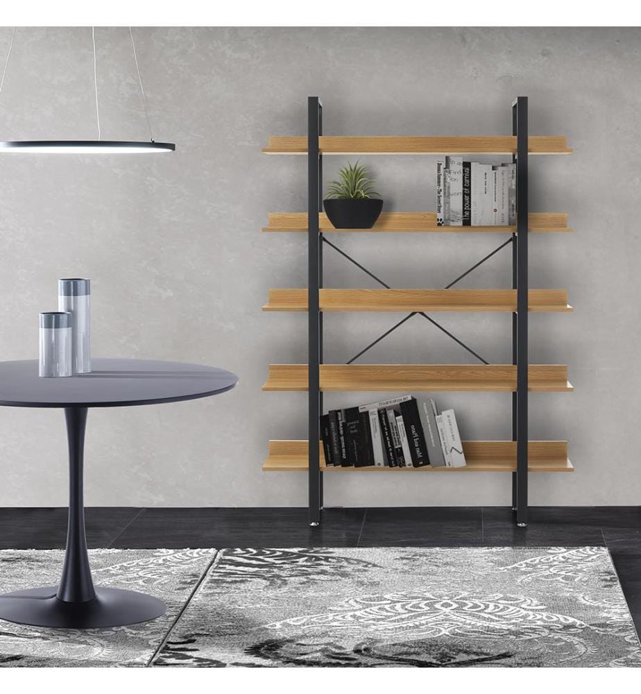 Tomasucci Bookcase Cukin 5 Evo - 171 x 120 x 28 … | DeinDeal