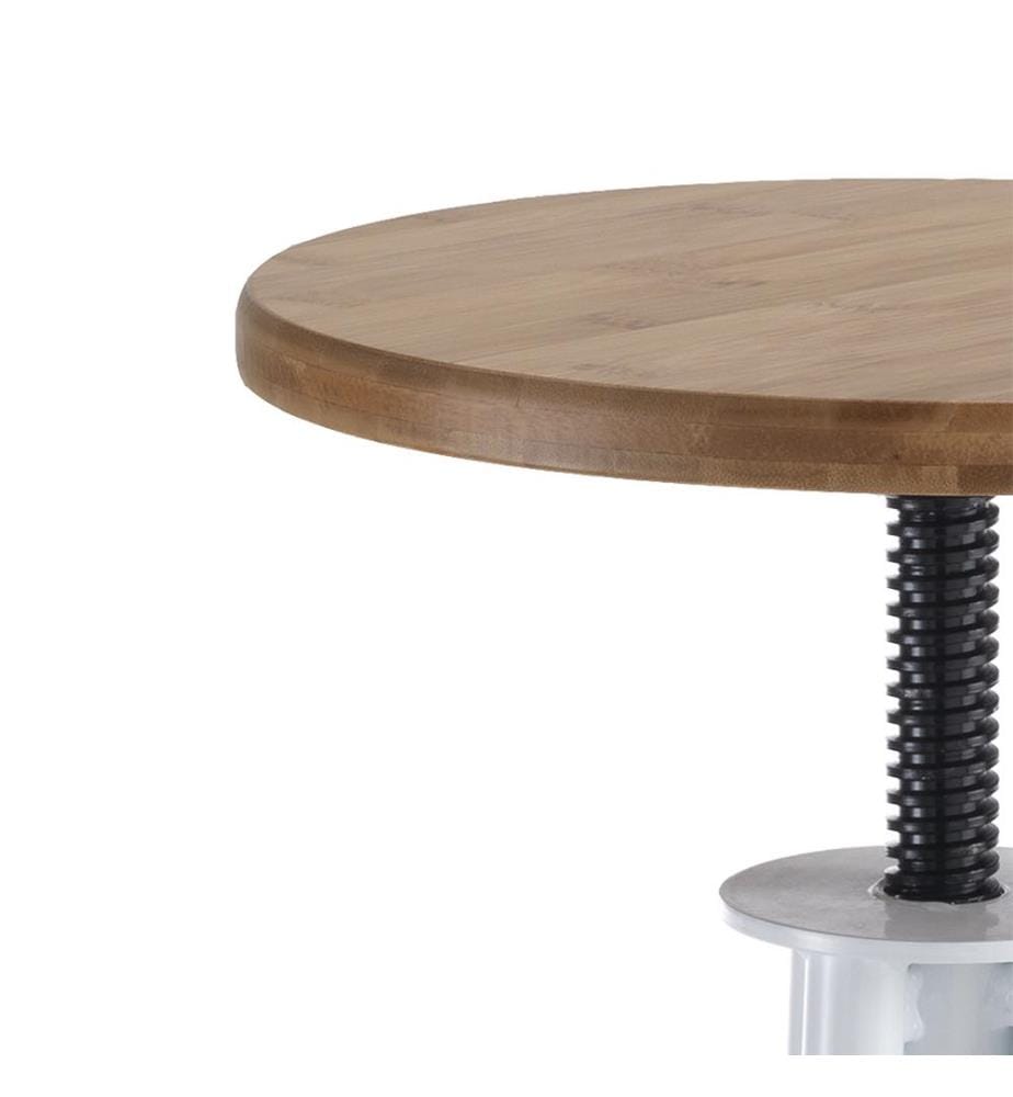 Tomasucci Pajo Adjustable Screw Stool - White an… | DeinDeal