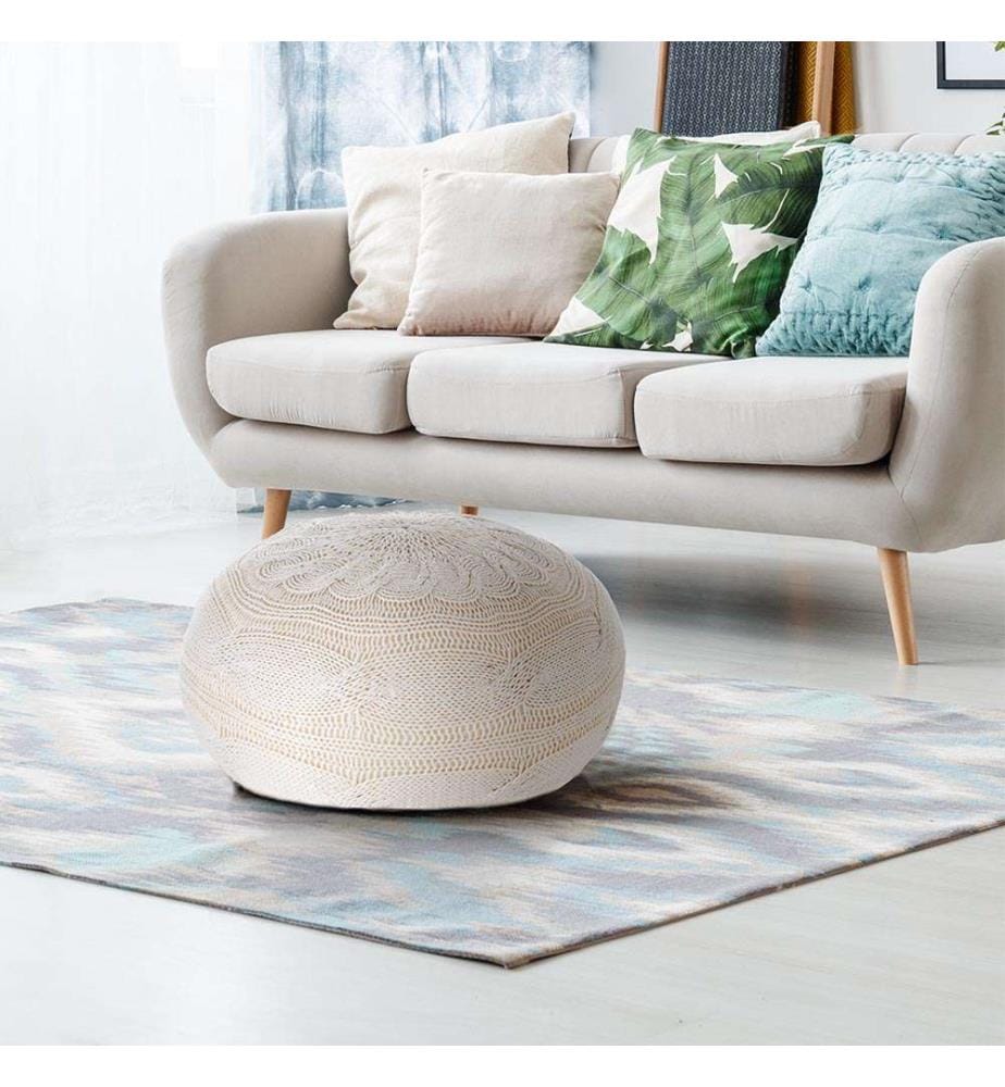 Tomasucci Pouf Plait - Cream | DeinDeal