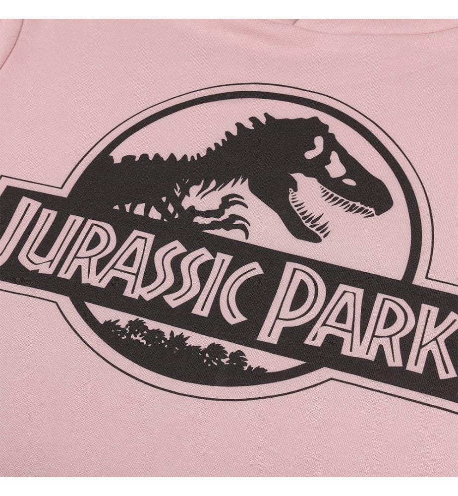 Hoodie Jurassic Park Logo - Dusty Pink Jurassic … | DeinDeal