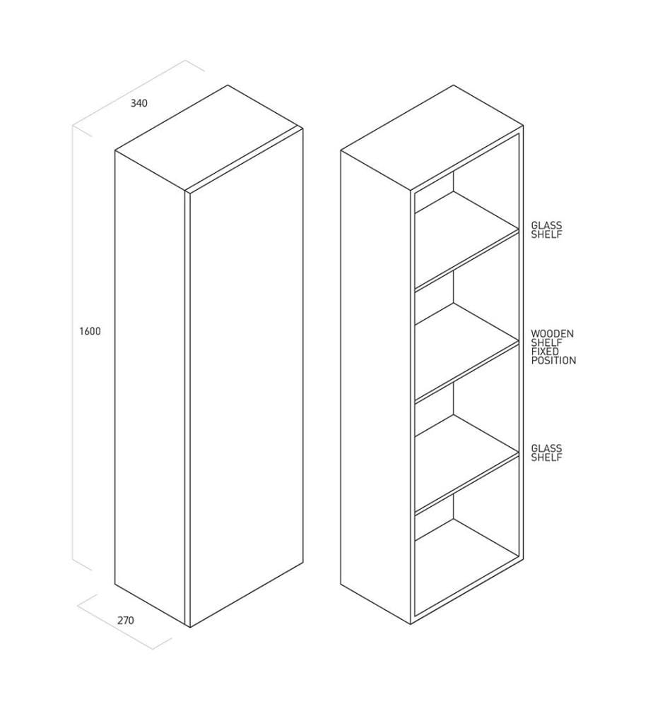 TFT Cabinet Zip - Rio oak | DeinDeal