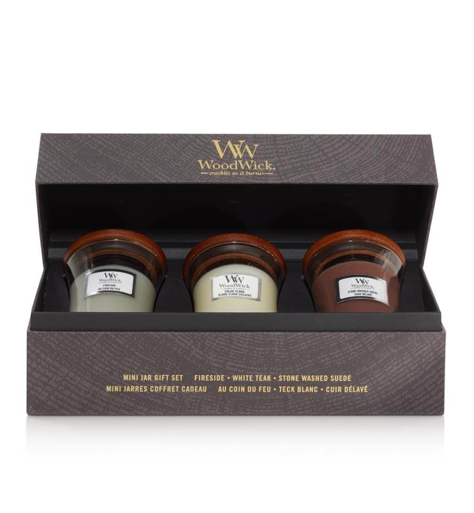 Woodwick 3 x 85 g - Set of 3 Mini Jars | DeinDeal
