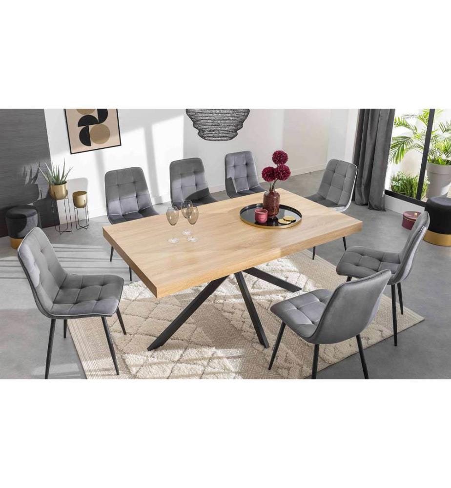 Idomya Brixton Dining Table 160 x 90 x 75 cm - B… | DeinDeal