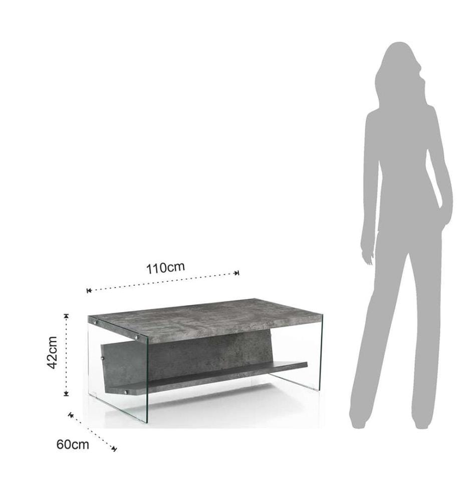 Tomasucci Coffee Table with Magazine Rack Nancy … | DeinDeal