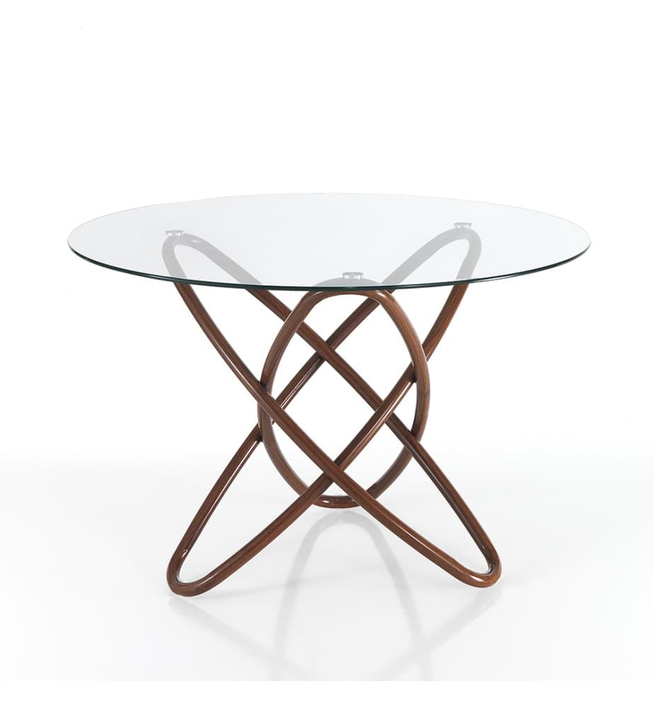 Tomasucci Table Hula Hoop - Brown and Clear | DeinDeal