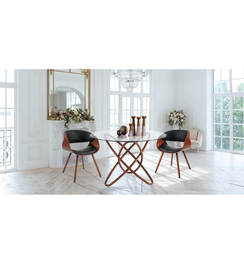 Tomasucci Table Hula Hoop - Brown and Clear | DeinDeal