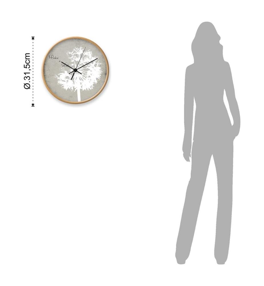 Tomasucci Make A Wish Wall Clock - Bronze | DeinDeal