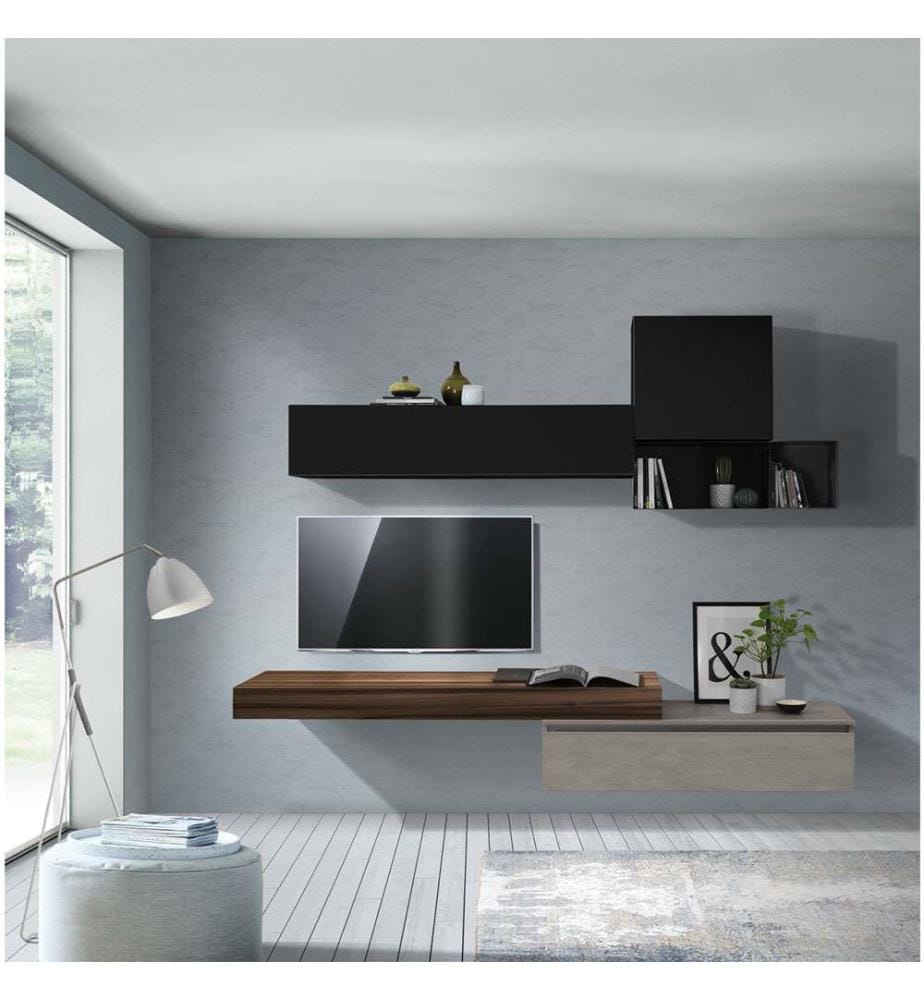 TFT Olivia TV stand 221 x 45 x 200 cm - Multicol… | DeinDeal