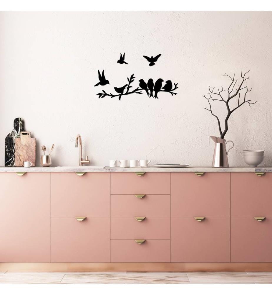 Wallxpert Decorative Metal Wall Accessory, Black… | DeinDeal