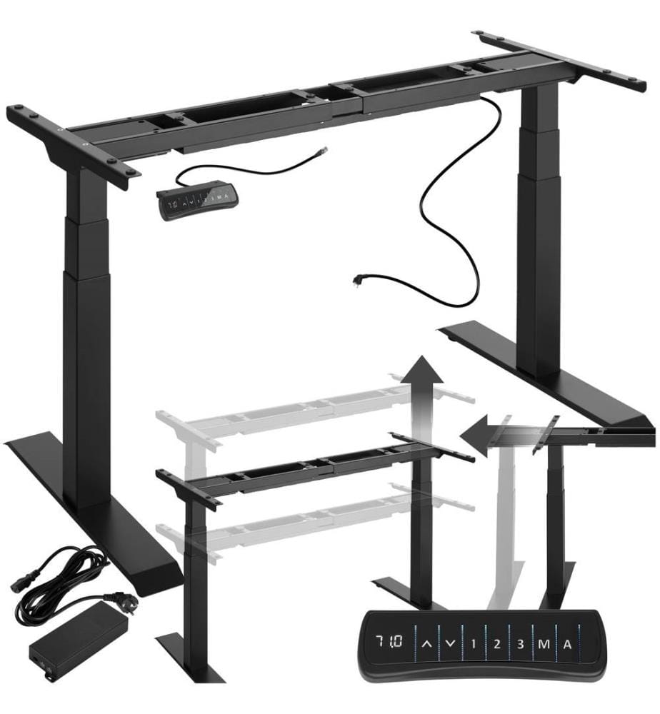 TecTake Standing Desk Frame - electrically heigh… | DeinDeal