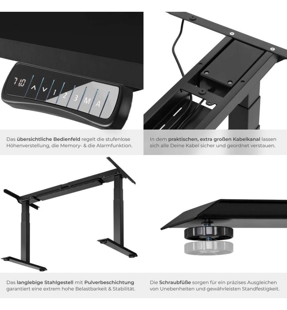 TecTake Standing Desk Frame - electrically heigh… | DeinDeal
