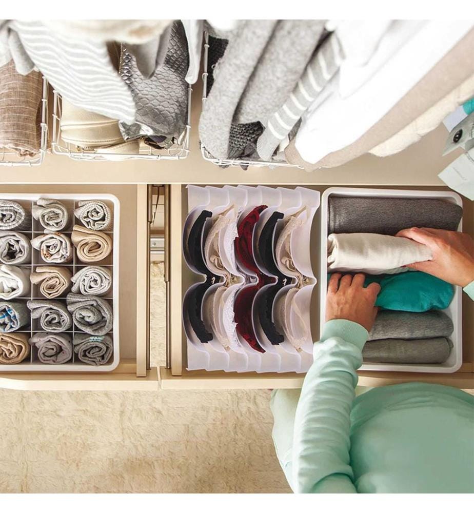 Set of 2 M12 Bra Organizers - White | DeinDeal