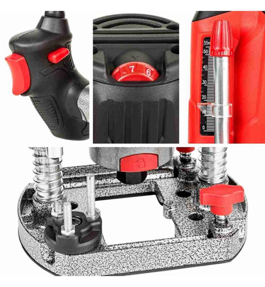 TecTake Router - 1200 W speed control, 12 millin… | DeinDeal