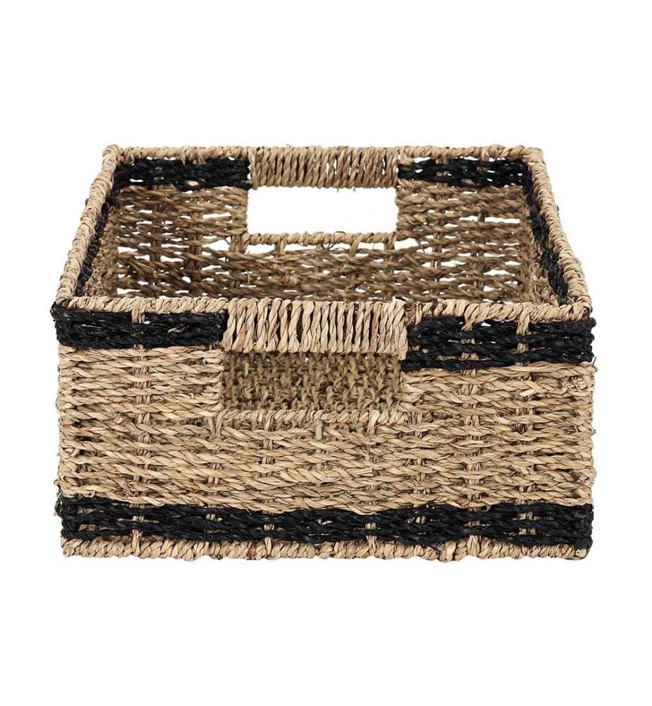 Basket Rectangular Braid x3 - Brown, Black | DeinDeal