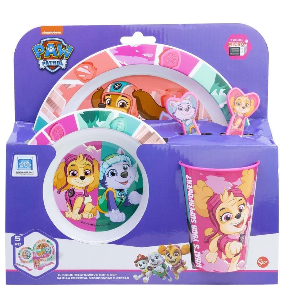 Stor 5-tlg. Micro Set Paw Patrol Girl Superpowers | DeinDeal