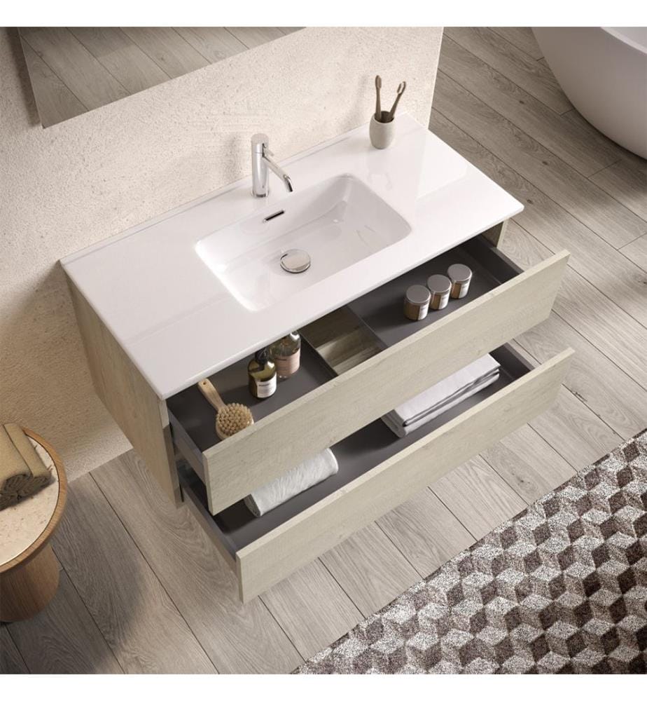 TFT Bathroom Vanity 4 Pieces Titan - Natural Oak | DeinDeal