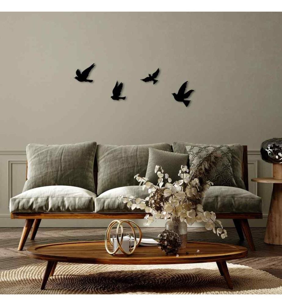 Wallxpert Decorative Metal Wall Accessory, Black… | DeinDeal