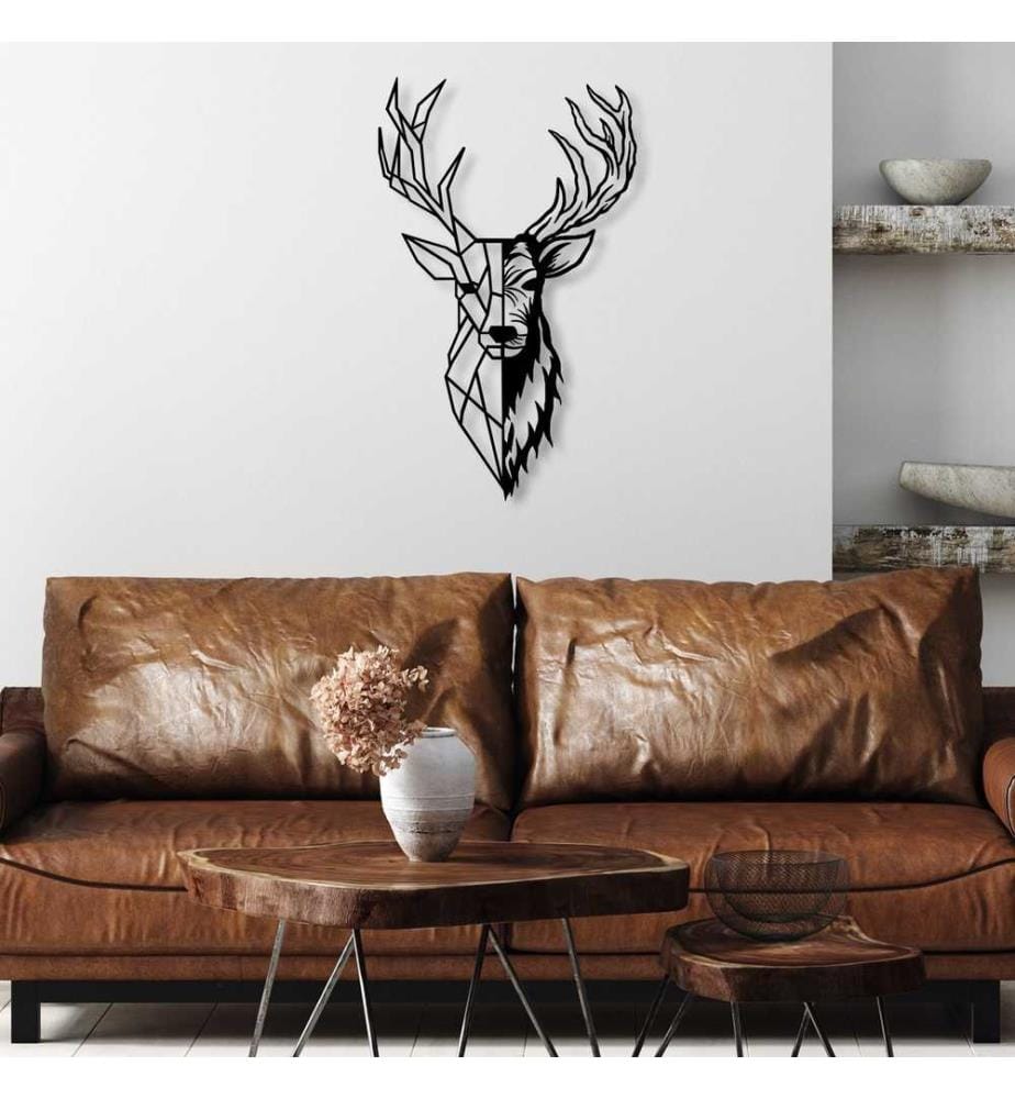 Wallxpert Decorative Metal Wall Accessory, Black… | DeinDeal